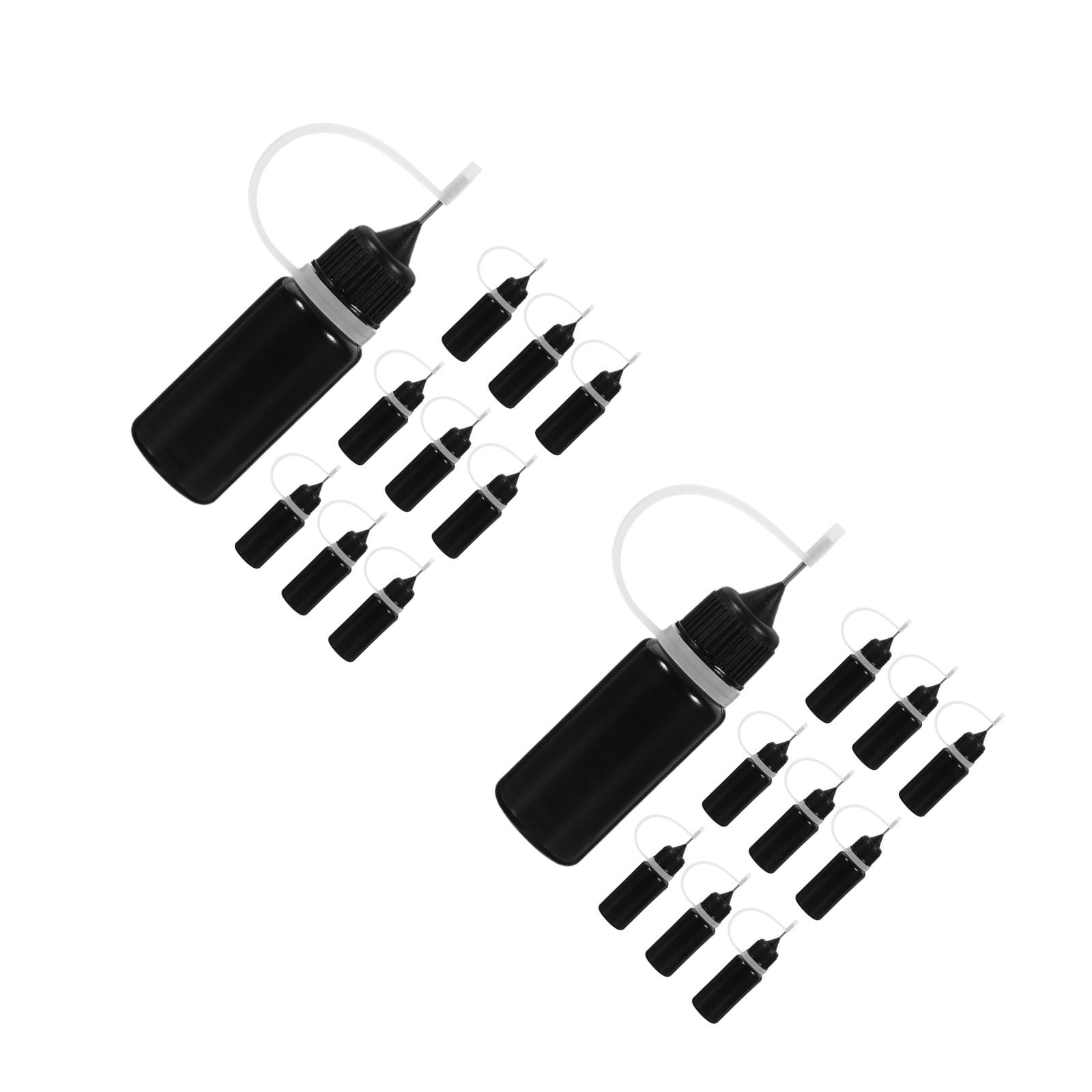 OUNONA 20 pcs Plastic Applicator Bottles With Precision Tip Plastic ...