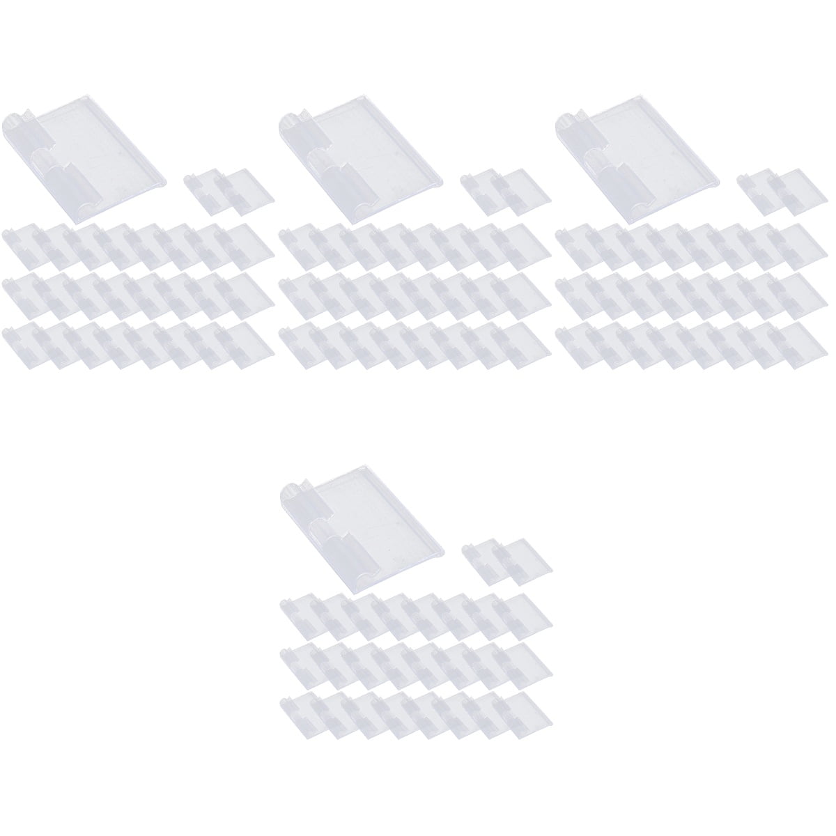 OUNONA 200 Pcs Supermarket Retail Price Label Holders Label Clips for ...