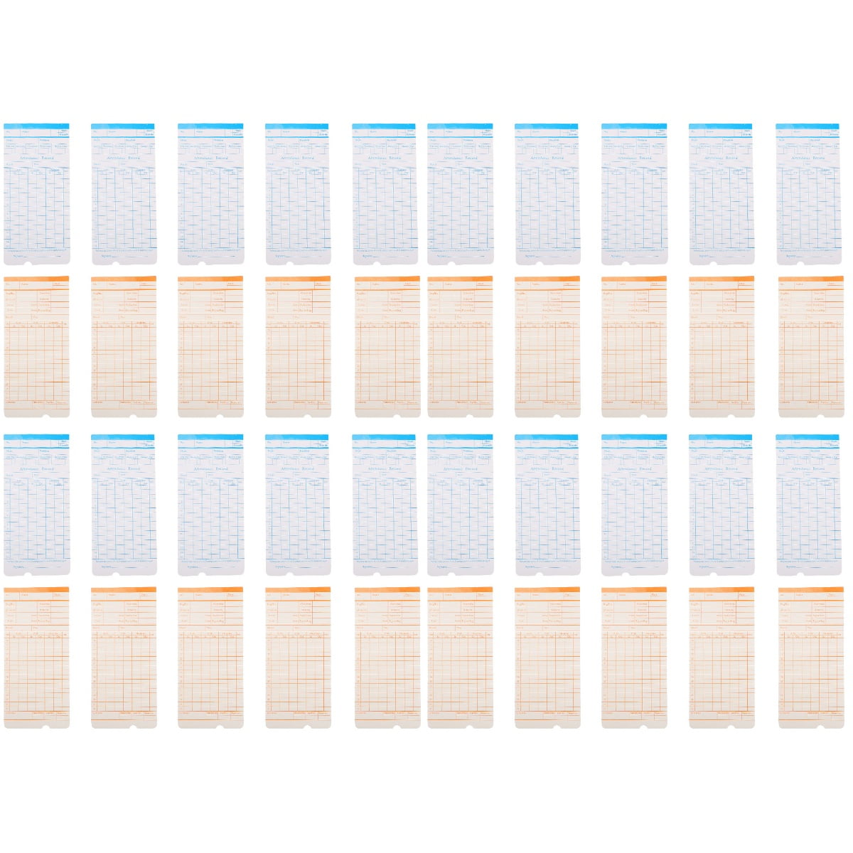 OUNONA 200 Sheets of Attendance Calendar Cards Employee Attendance ...