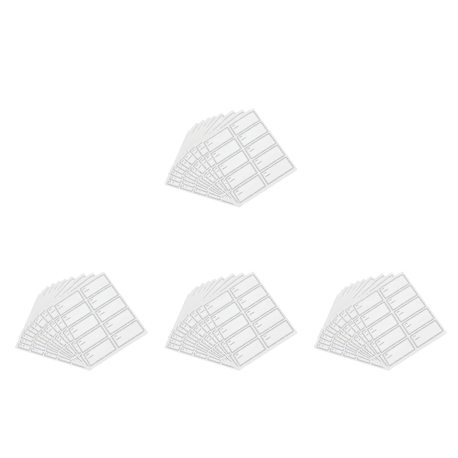 OUNONA 200 Sheets Of Food Labels For Containers Canning Date Labels For ...