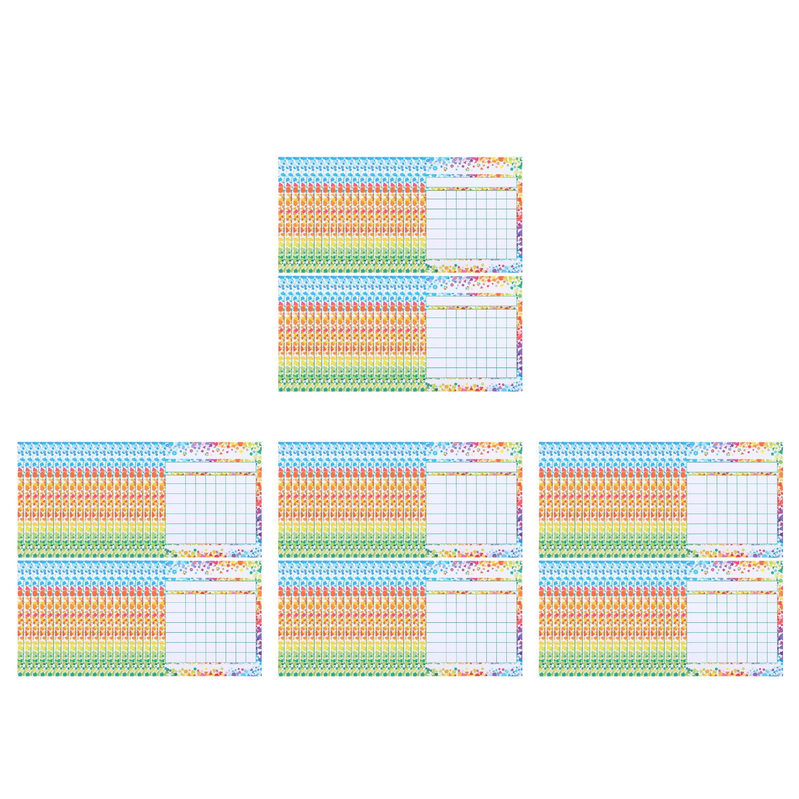 OUNONA 200 Sheets Kids Charts Reward Charts Classroom Incentives Star ...