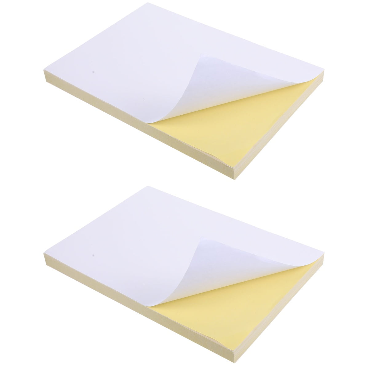 OUNONA 200 Sheets of Printing Sticker Sheet Adhesive Sticker Label ...