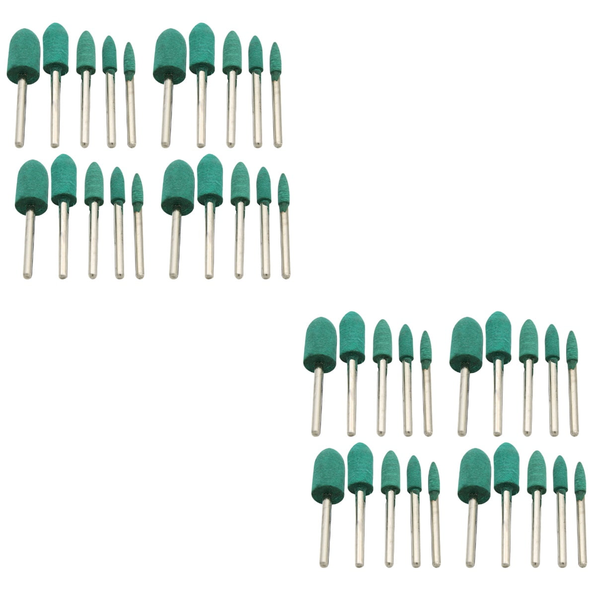 OUNONA 200 pcs 3mm Pointed Elastic Sponge Rubber Grinding Head ...