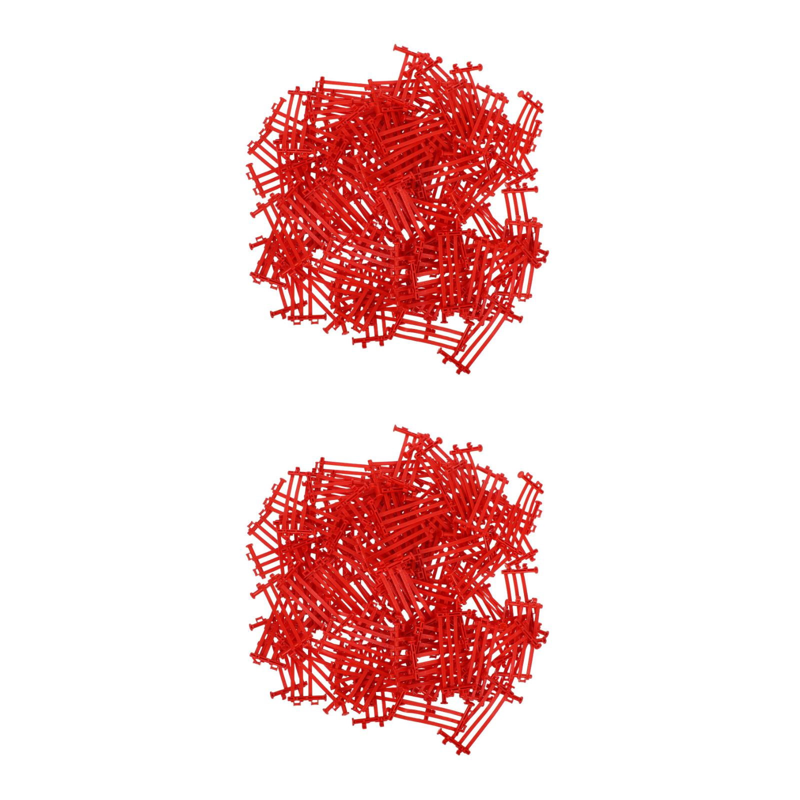 OUNONA 200 pcs Plastic Corral Fence Farm Animals Horse Barn Playset ...