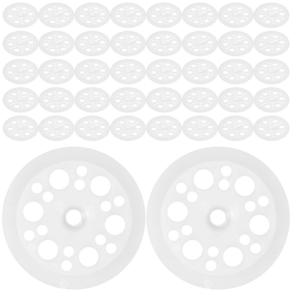 OUNONA 200pcs Plastic Washers Load Spreadings Polypropylene Washers For ...