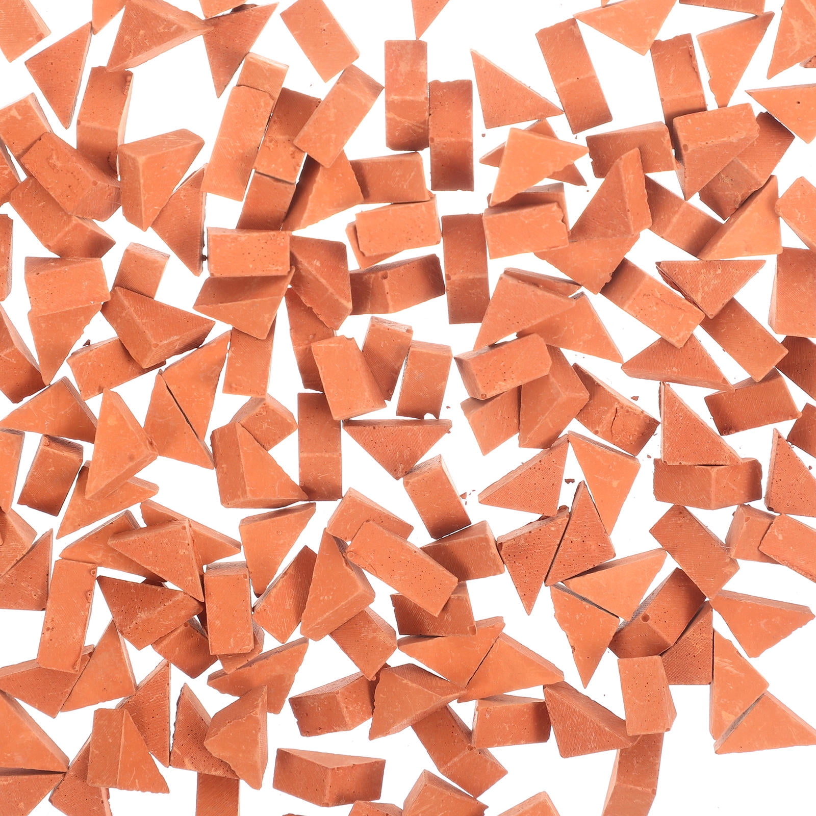 OUNONA 200pcs Triangle Bricks for Sand Box Landscaping DIY Faux Brick ...