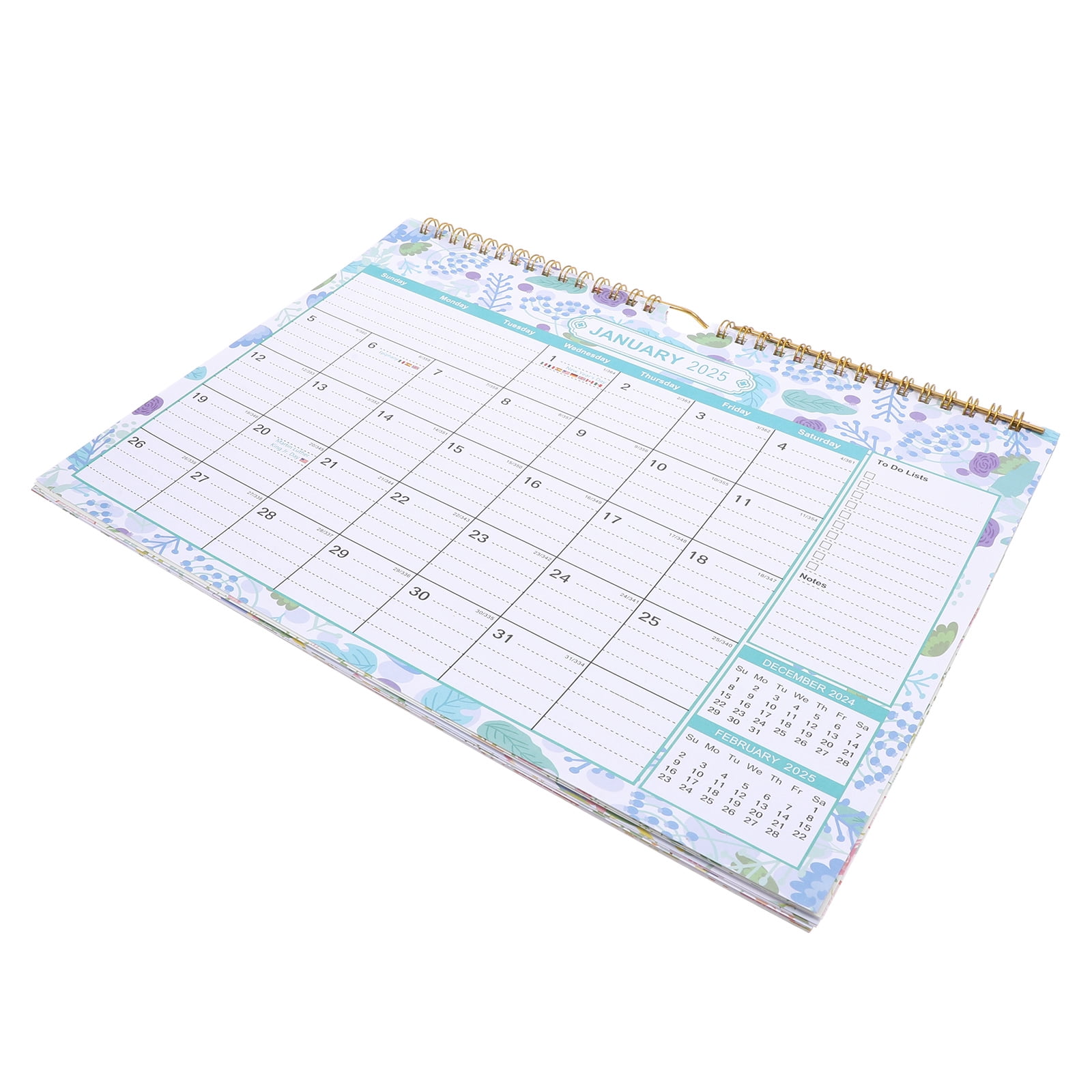 OUNONA 2025 Wall Calendar Decorative Monthly Calendar from January 2025 ...