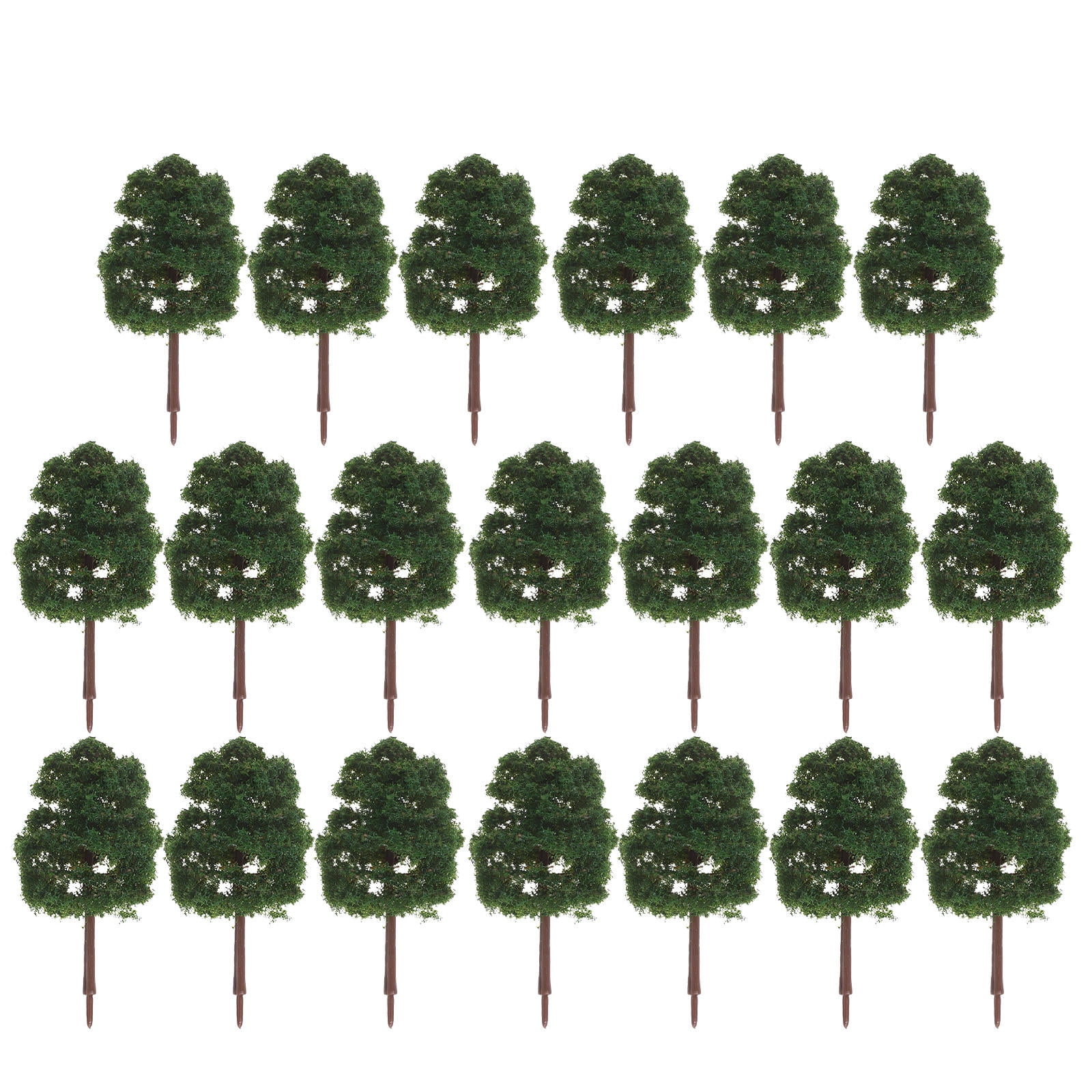 OUNONA 20Pcs Realistic Plastic Model Trees for Architectural Model ...