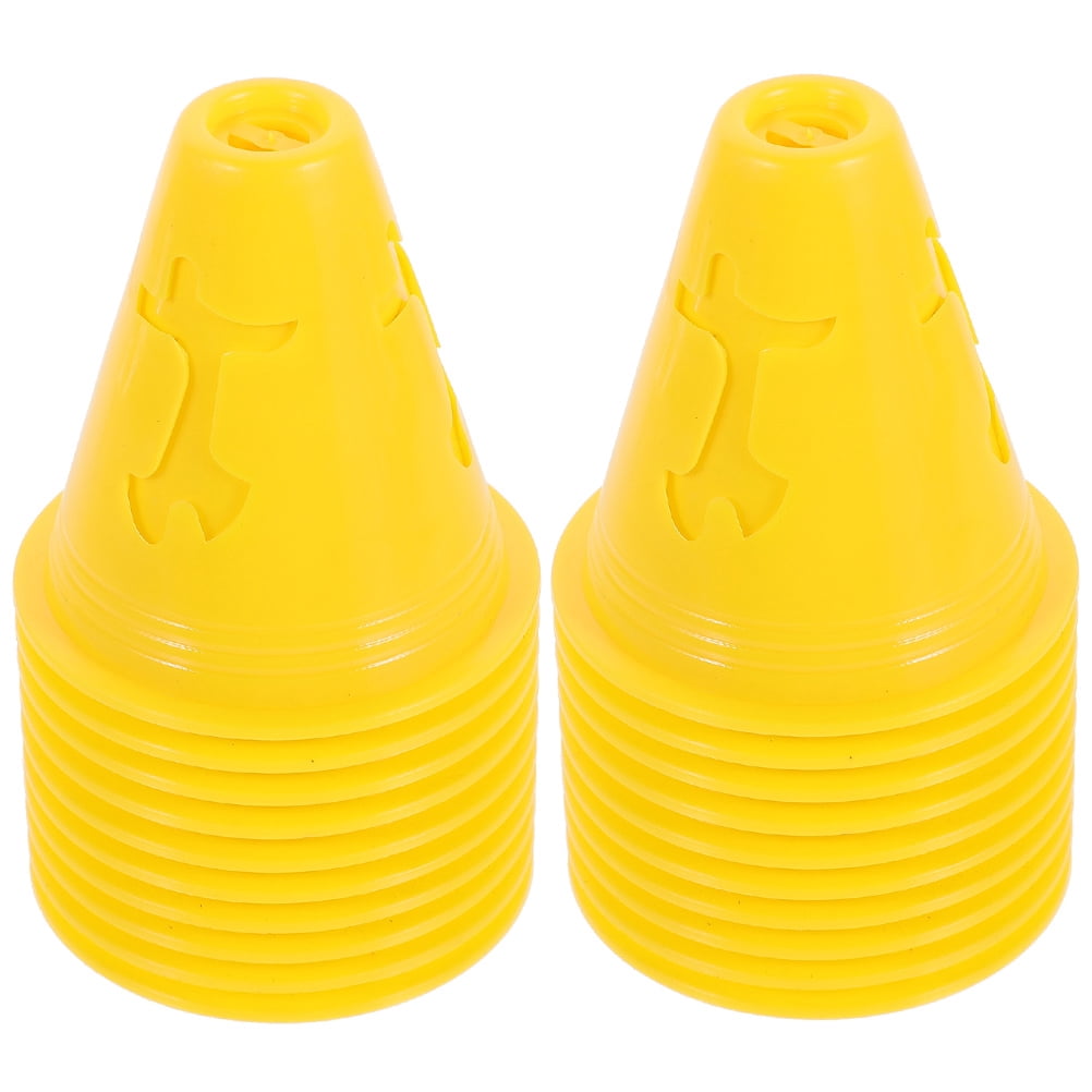 OUNONA 20Pcs Roller Skating Training Markers Small Cones Plastic Sports ...