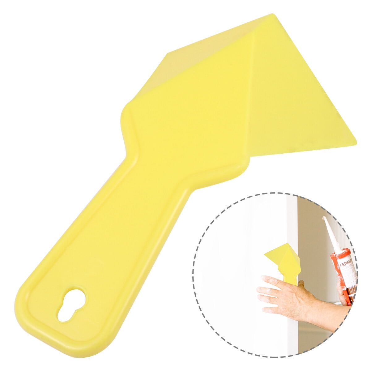 OUNONA 20Pcs Yellow Abs Drywall Outside Corner Tool for Cleaning Grout and Removing Old Grout ...