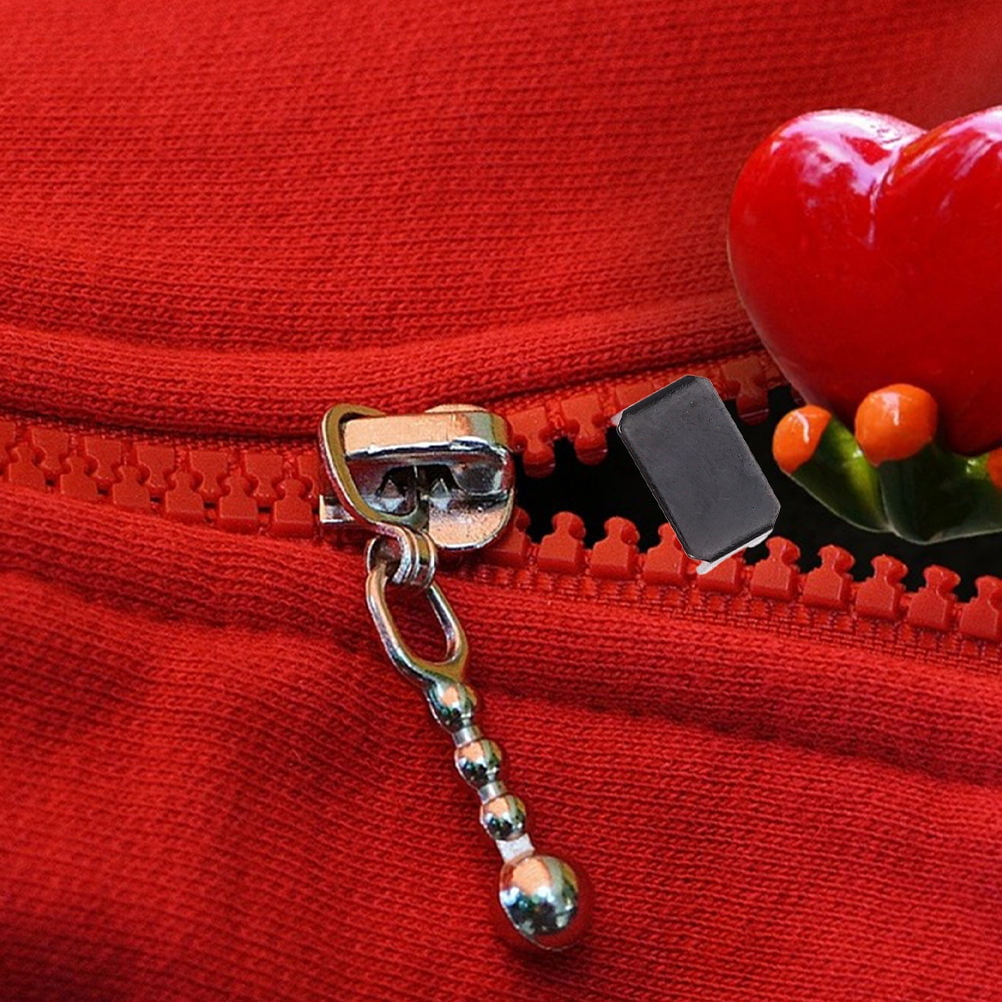 OUNONA 20Pcs Zipper Slider Retainer Top Stoppers Bottom Stops for Bags ...