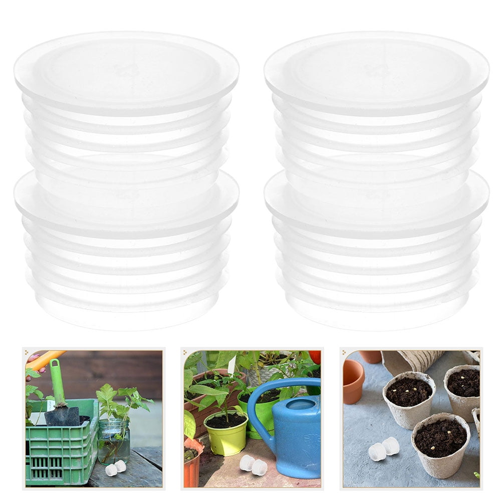 OUNONA 20pcs Balcony Planting Pot Accessories Reusable Round Plug ...