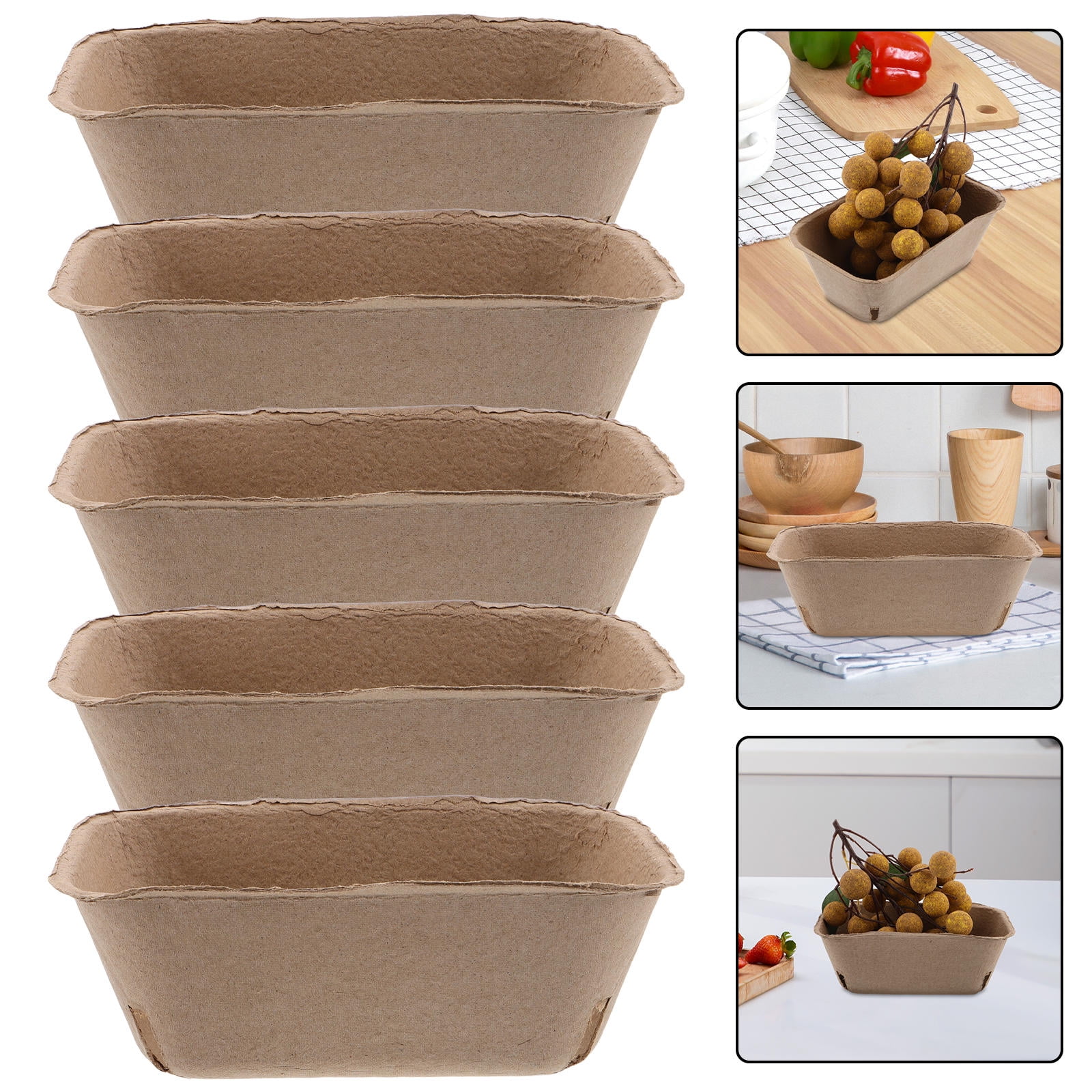 OUNONA 20pcs Berry Container Salad Keeper Reusable Food Preservation ...