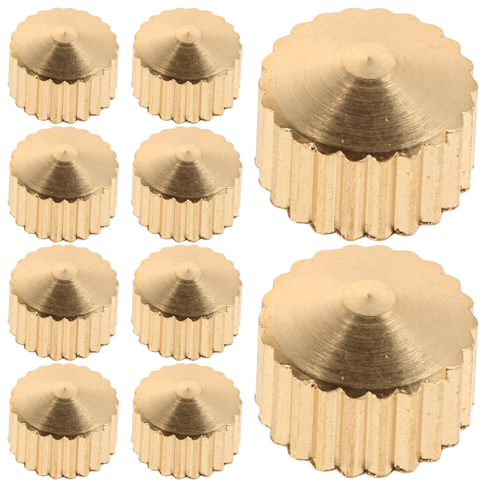 OUNONA 20pcs Clock Nut Replacement Set Metal Clock Nuts For Quartz ...