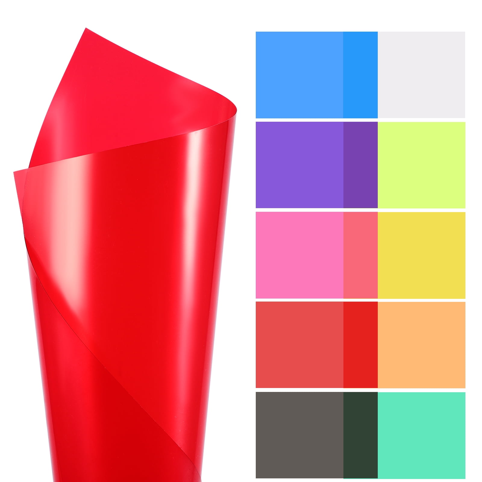 OUNONA 20pcs Color Lighting Gel Filter Photography Color Filter Film ...
