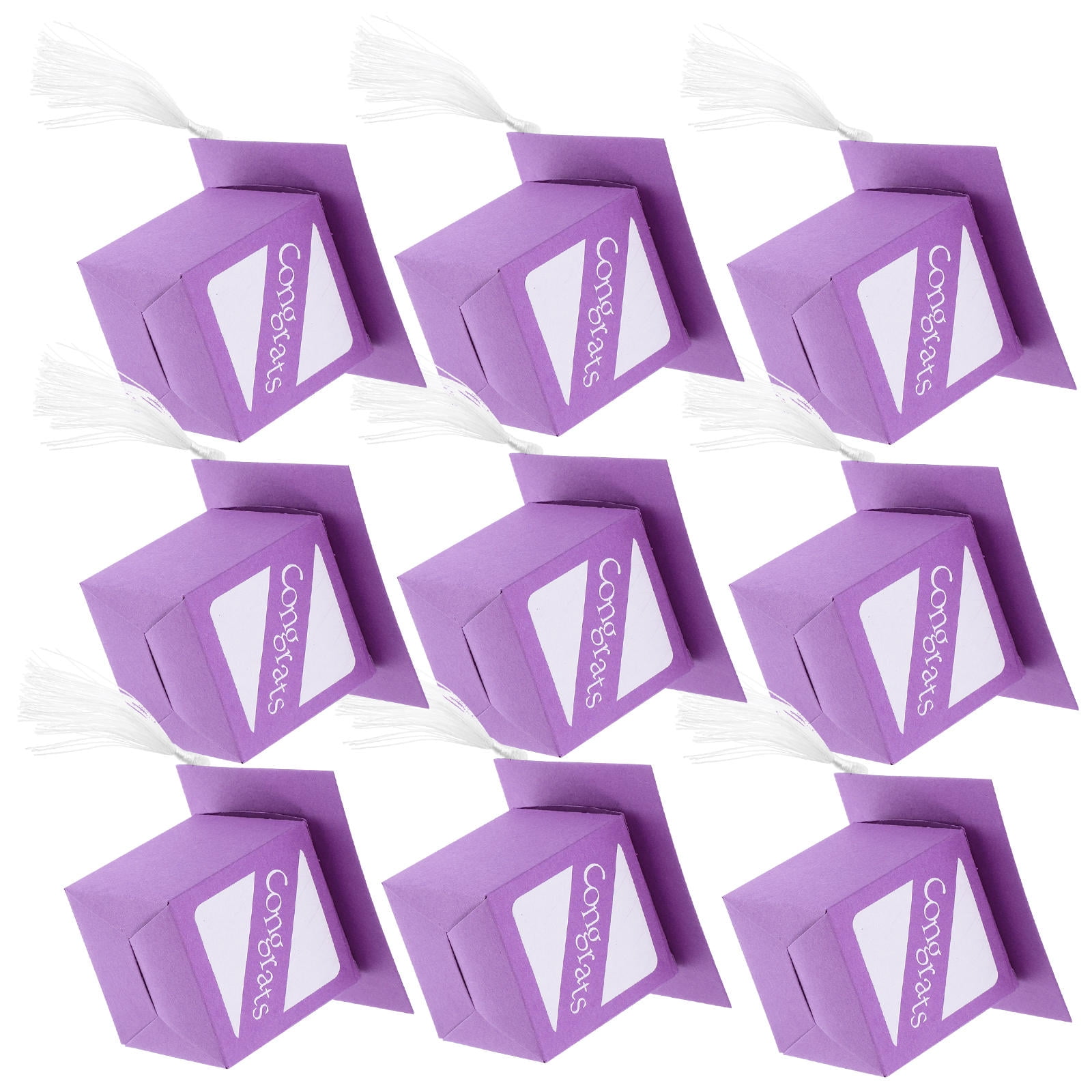 OUNONA 20pcs Graduation Candies Boxes with Tassel Party Favors Boxes ...