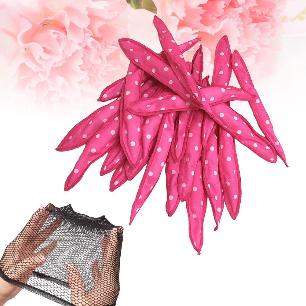 OUNONA 20pcs Hair Curler Sponge Hair Rollers Wave Point Hair Styling ...
