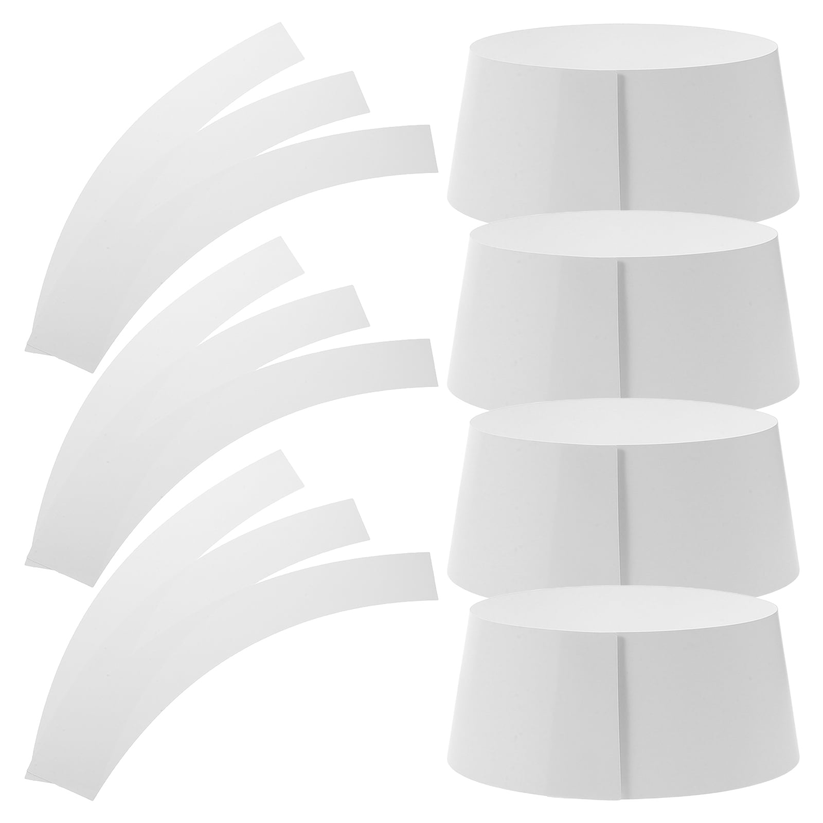 OUNONA 20pcs Hat Organizer Stand Flat Top Hats Form Insert Basin Round ...