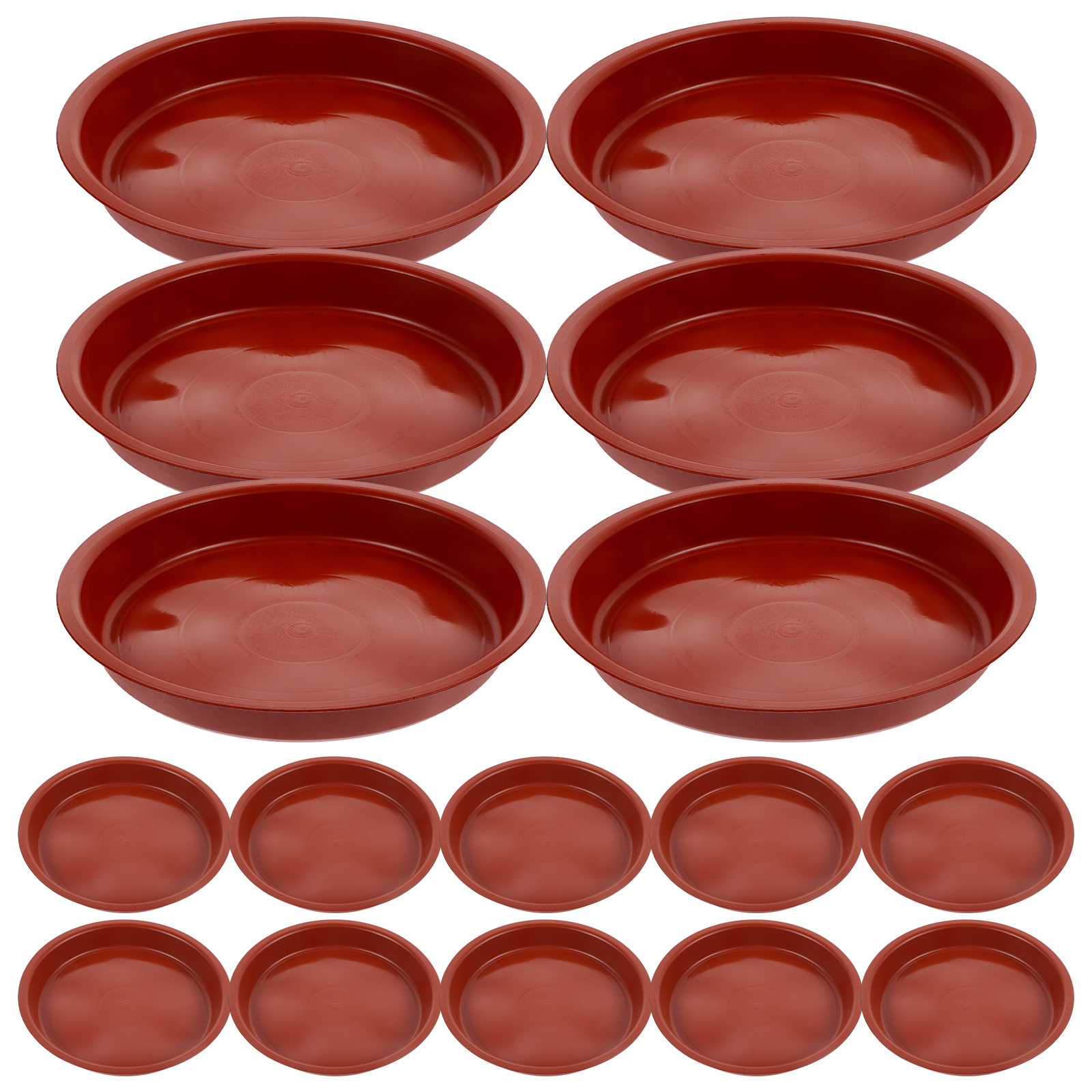 OUNONA 20pcs Household Planter Water Trays Flower Pot Saucers Drip ...