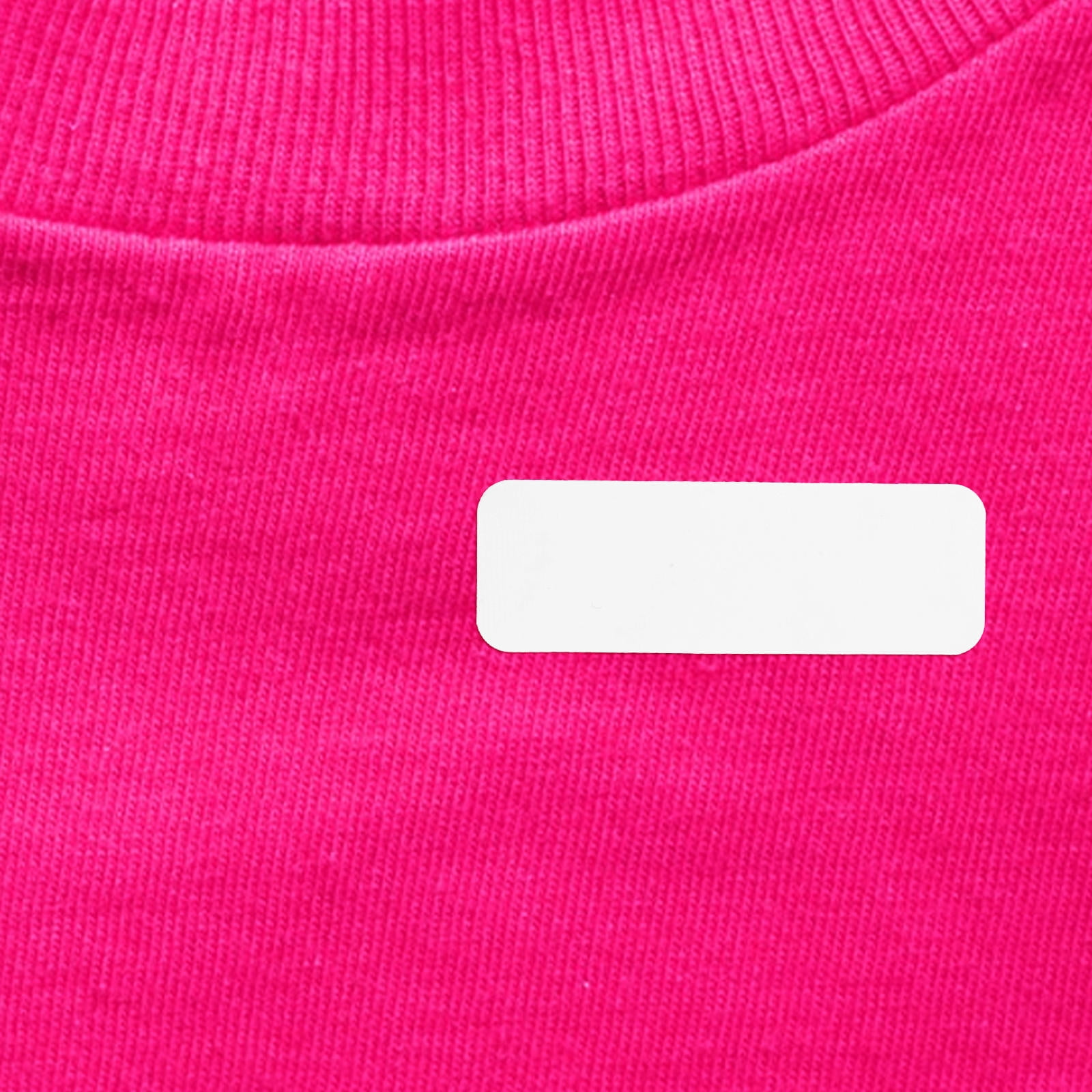 OUNONA 20pcs Iron On Clothing Labels Handwrite Name Labels Write On ...