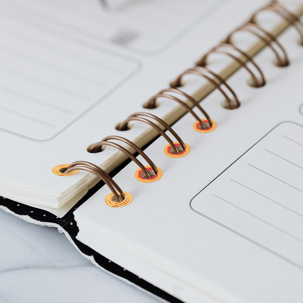 OUNONA 20pcs Loose Leaf Hole Protectors Binder Hole Reinforcement ...