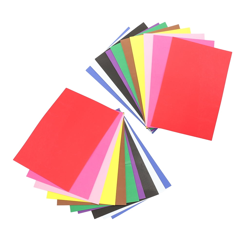 OUNONA 20pcs Multi EVA Foam Paper Sheets for Kids DIY Craft Projects ...