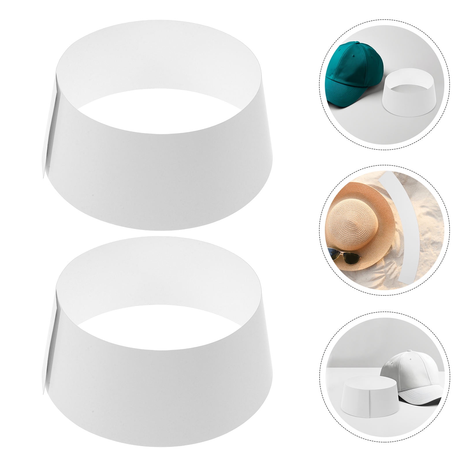 OUNONA 20pcs Paperboard Hat Form Inserts Cardboard Bucket Hats Frame ...