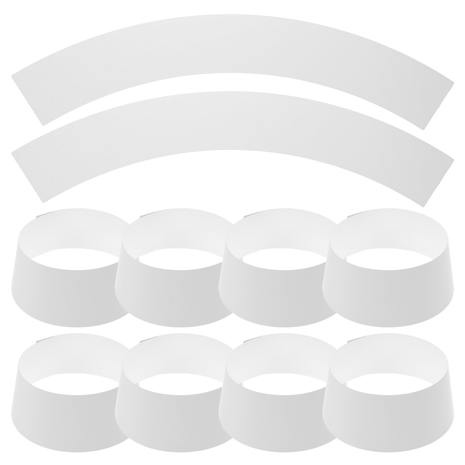 OUNONA 20pcs Paperboard Hat Form Inserts Cardboard Bucket Hats Frame ...