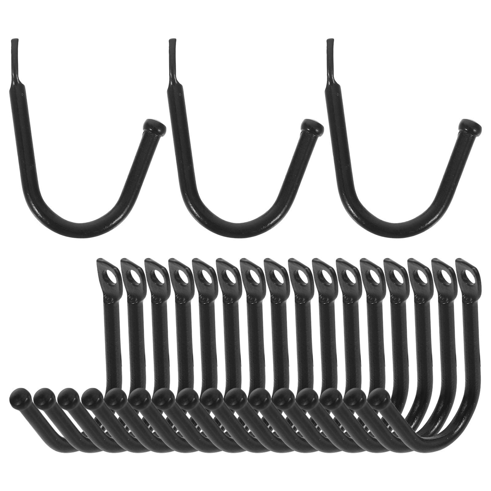 OUNONA 20pcs Planting Tools Hanging Hook Wall Mounting Metal Hook ...