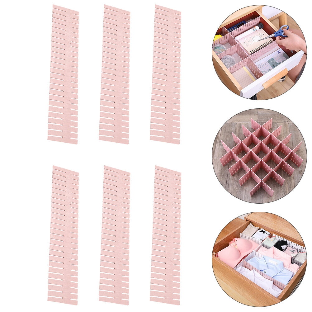 OUNONA 20pcs Plastic Drawer Dividers Free Combination Organizer Drawer ...
