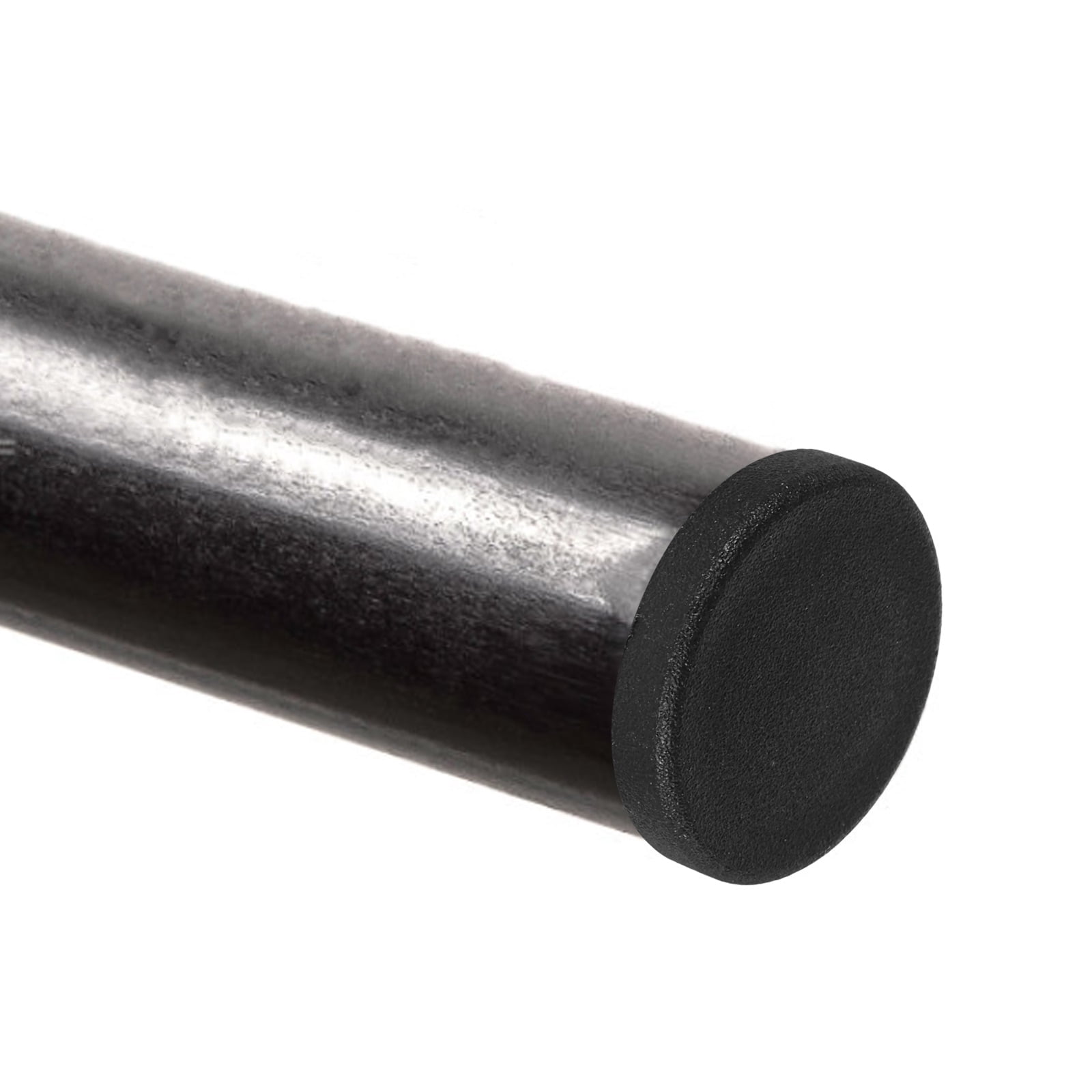 OUNONA 20pcs Plastic Round Hole Plugs Tube End Cap Post End Cap Round ...