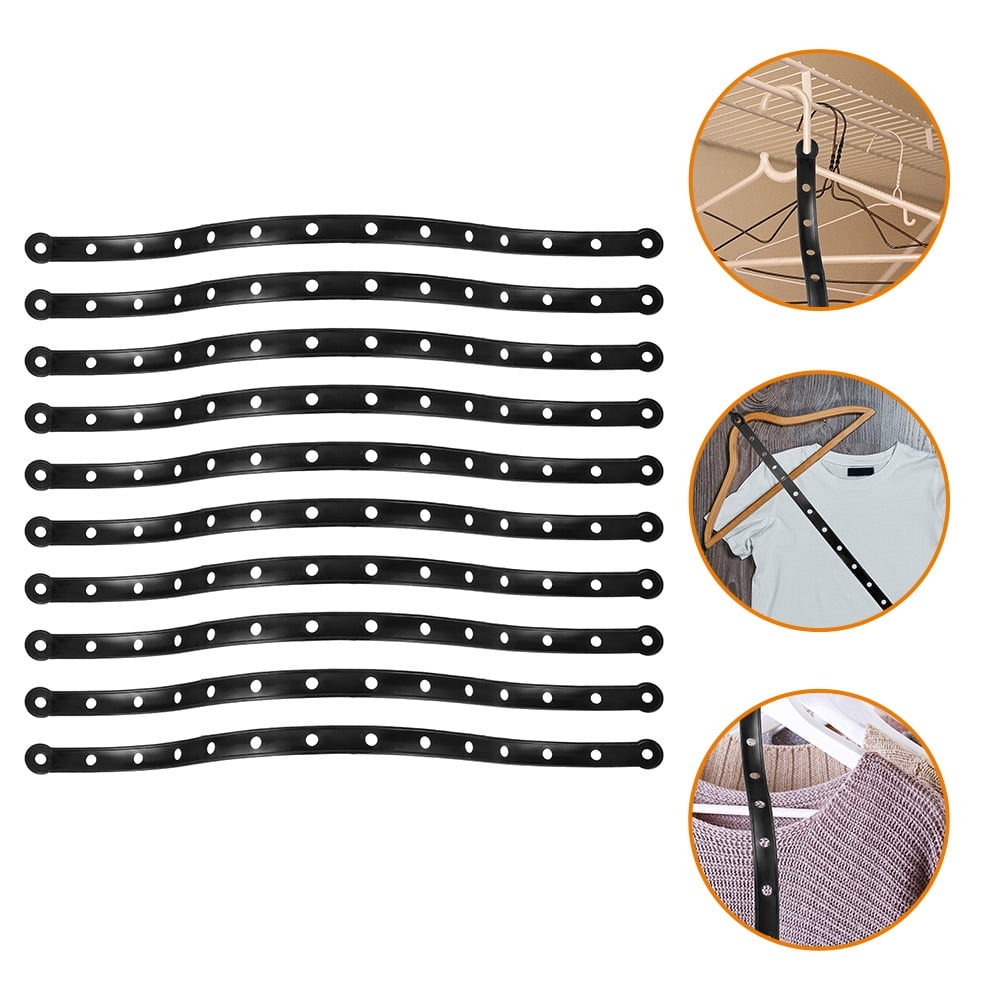 OUNONA 20pcs Retail Hanger Connecting Strips Set Plastic Hanger ...