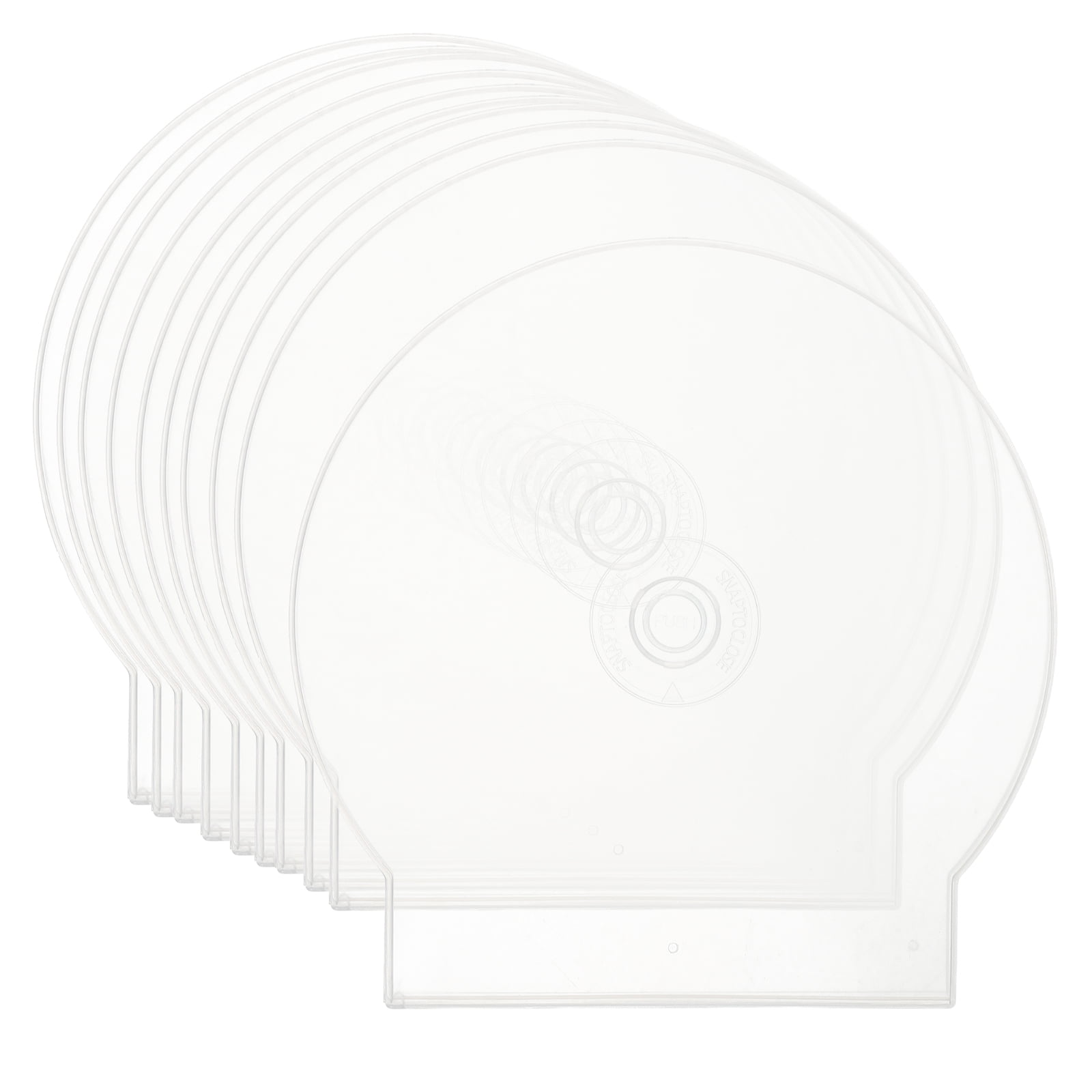 OUNONA 20pcs Single Disc Storage Case Clear Clamshell DVD Holder ...