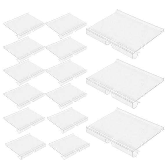OUNONA 20pcs Supermarket Price Tag Price Display Holder Retail Shelf ...