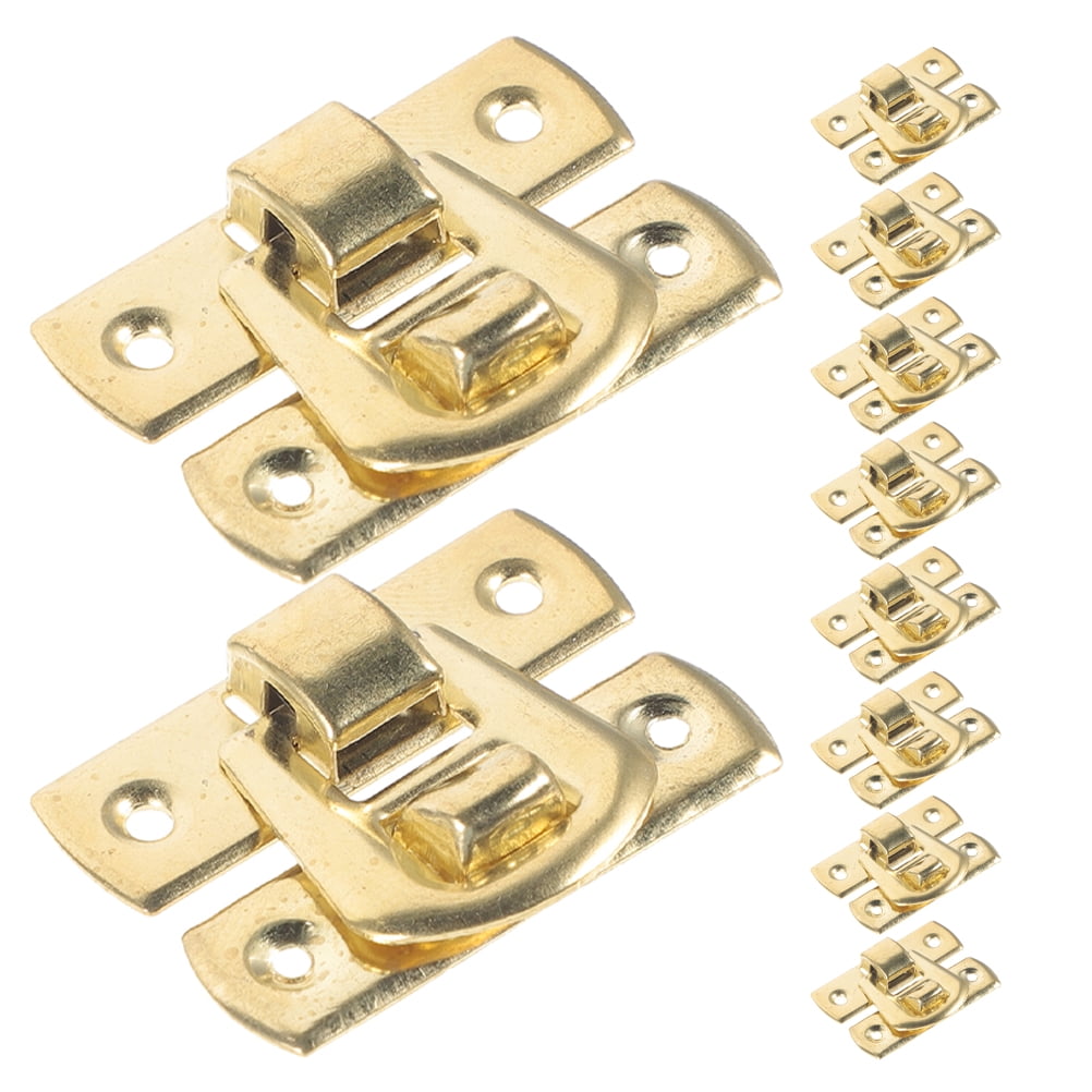 OUNONA 20pcs Wooden Box Hasp Latch Jewelry Box Lock Gift Box Buckle ...