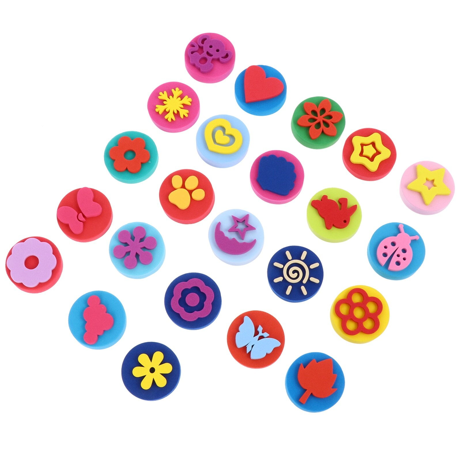 OUNONA 23 Pcs Drawing Stamper Cartoon Print Toddler Child - Walmart.com