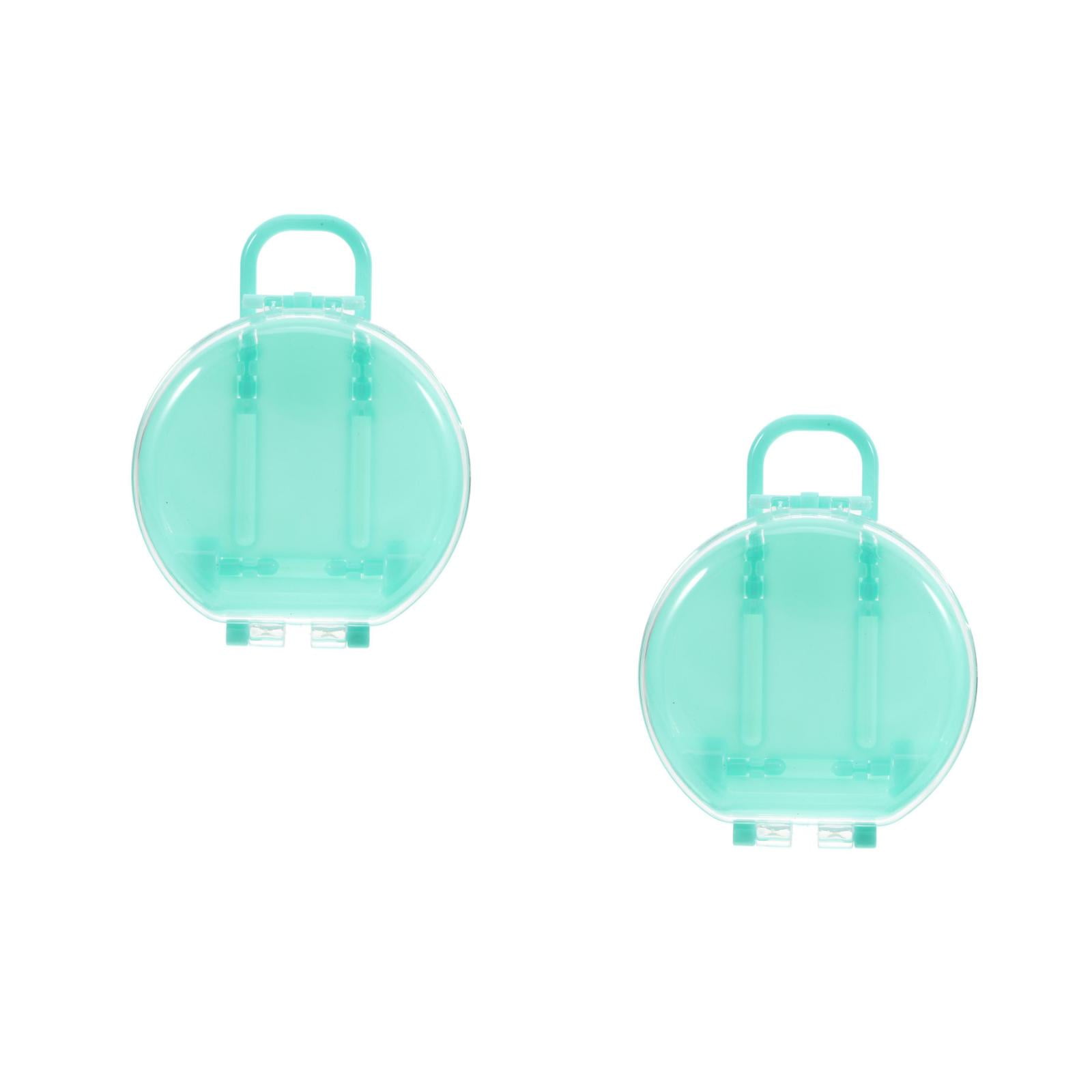 OUNONA 24 PCS Miniature Suitcase Small Plastic Container Clear Storage ...