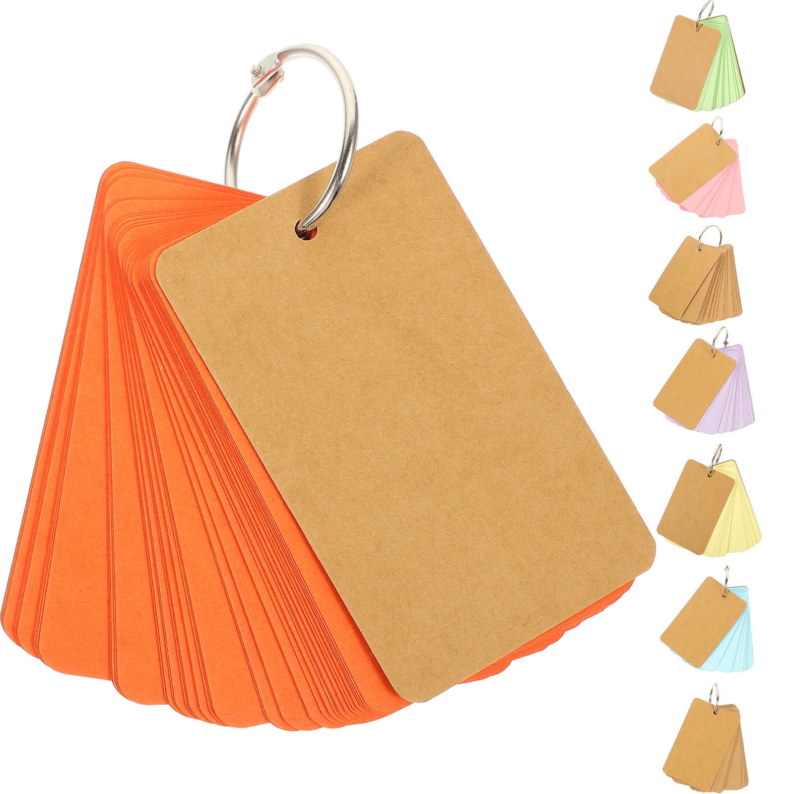 OUNONA 24 Pcs Blank Flashcards Office Note Pad Portable Memo Note Cards ...