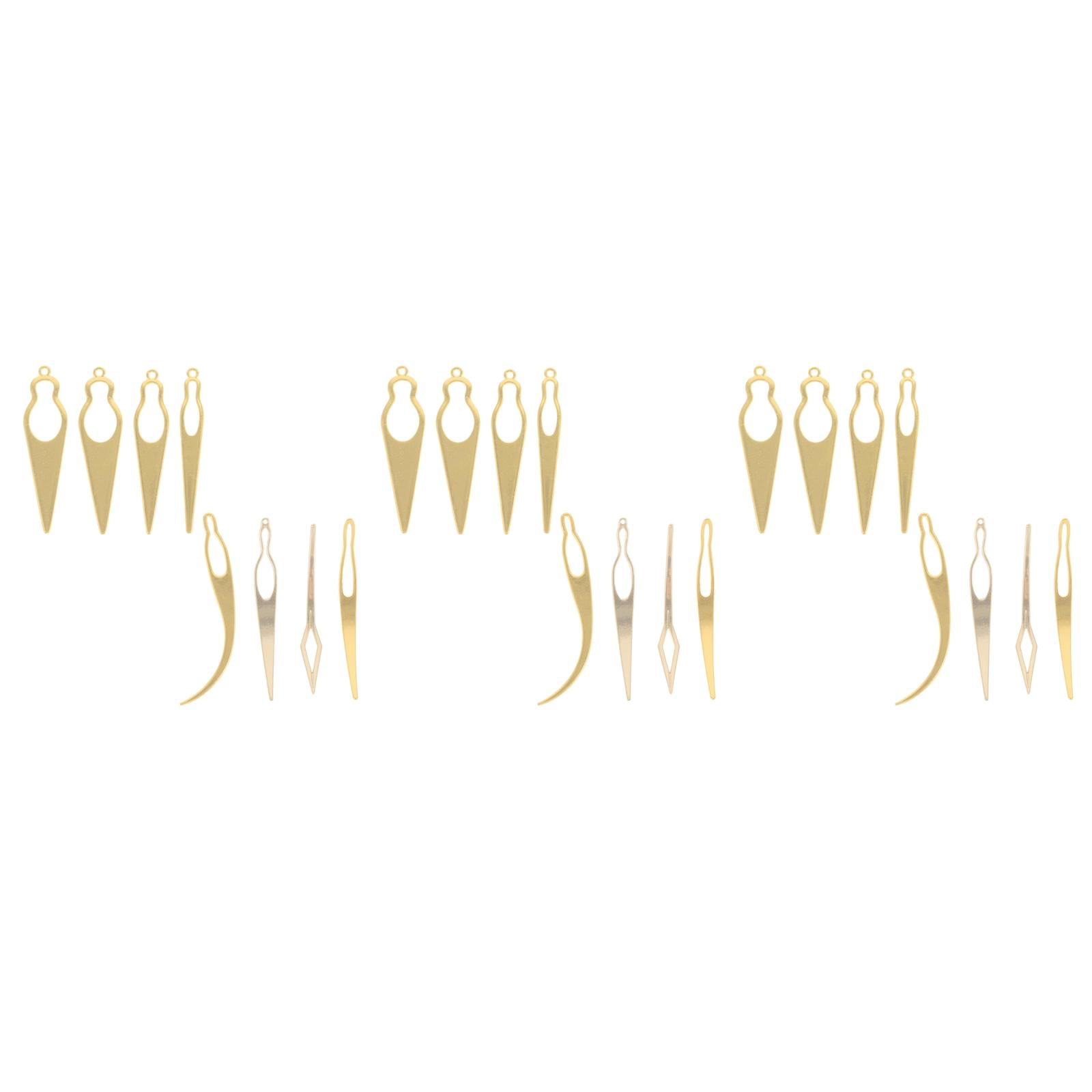 OUNONA 24 Pcs Multi-use Crochet Hooks Alloy Crochet Hooks Dreadlocks ...