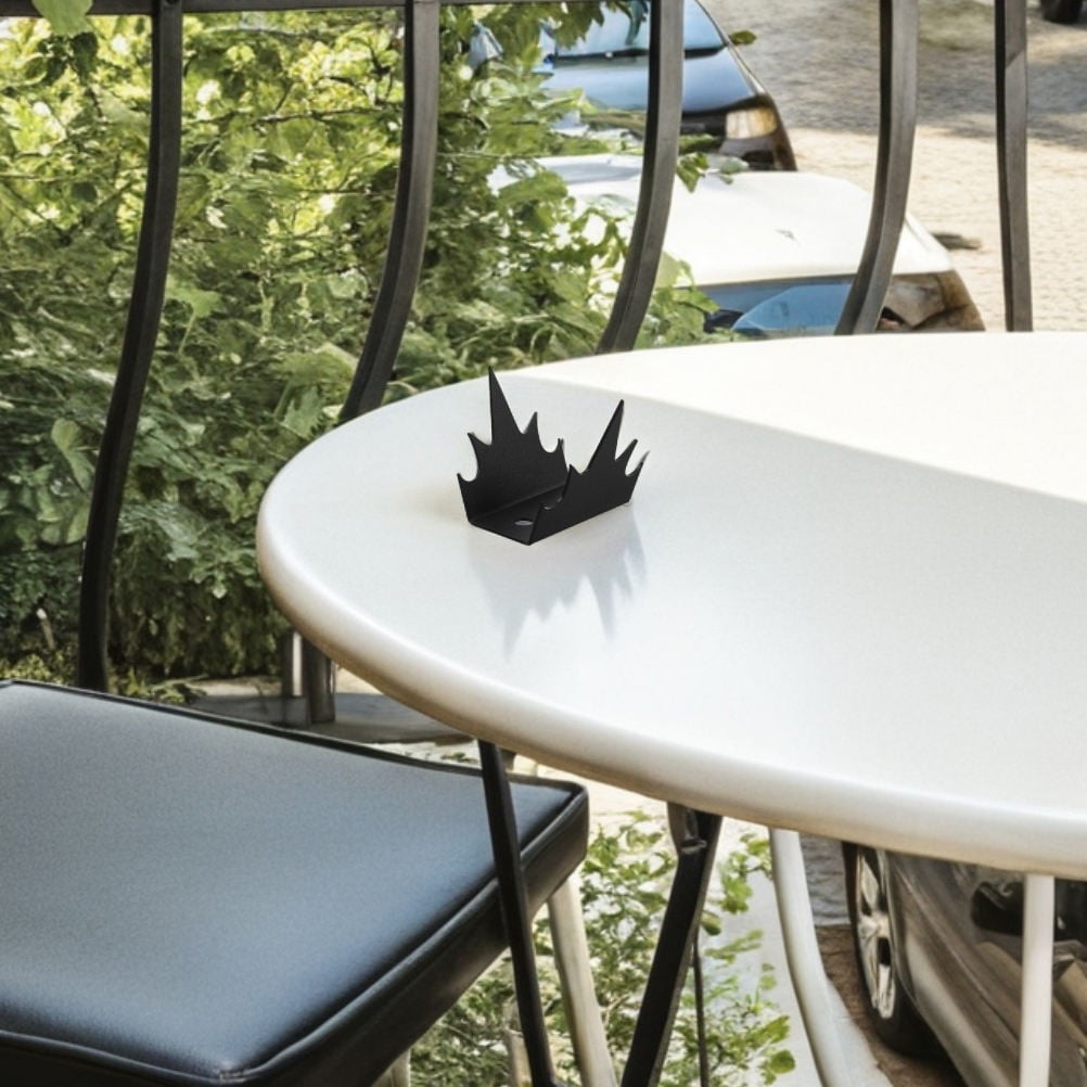 OUNONA 24 Sets Roof Fence Spikes Railing Security Spikes Cat Deterrent ...