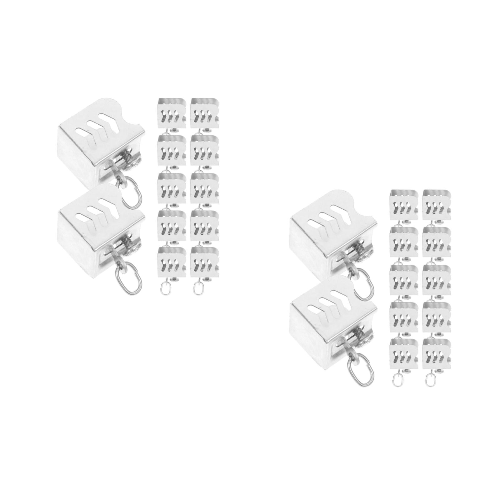 OUNONA 24 pcs Curtain Track End Caps End Cap For Flexible Bendable ...