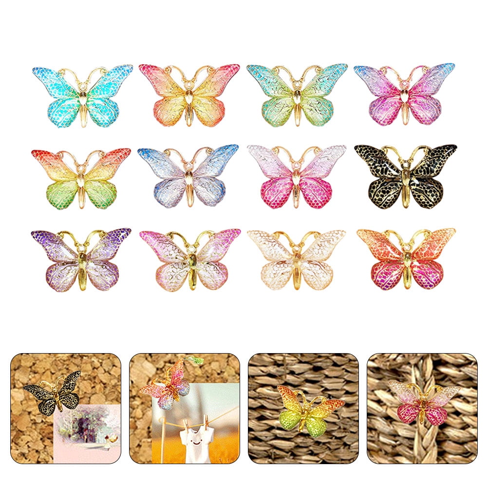 OUNONA 24Pcs Multi Function Thumbtacks Assorted Colors Compact ...