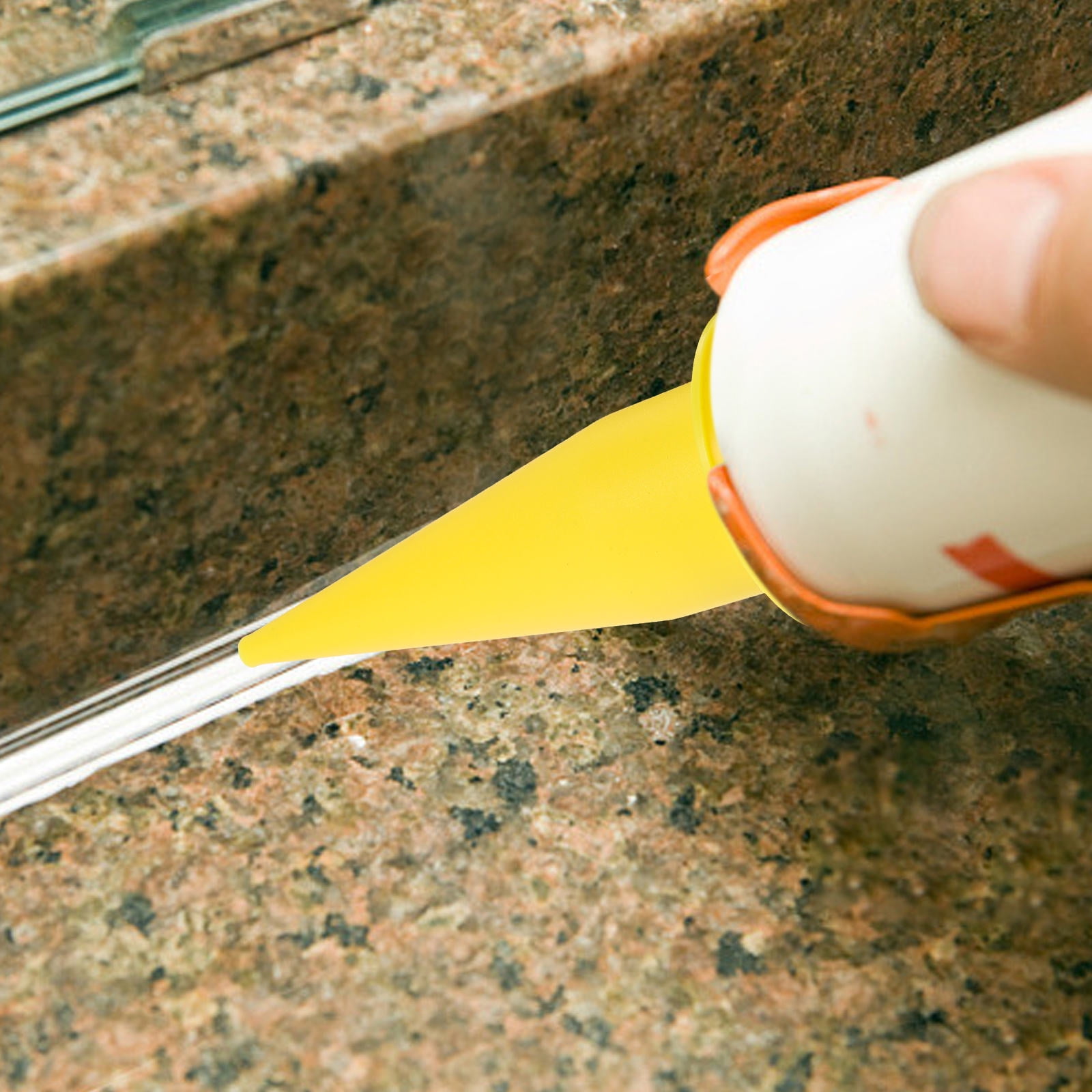 OUNONA 24pcs Caulking Nozzle Cones Reusable Caulk Nozzle Replacement ...