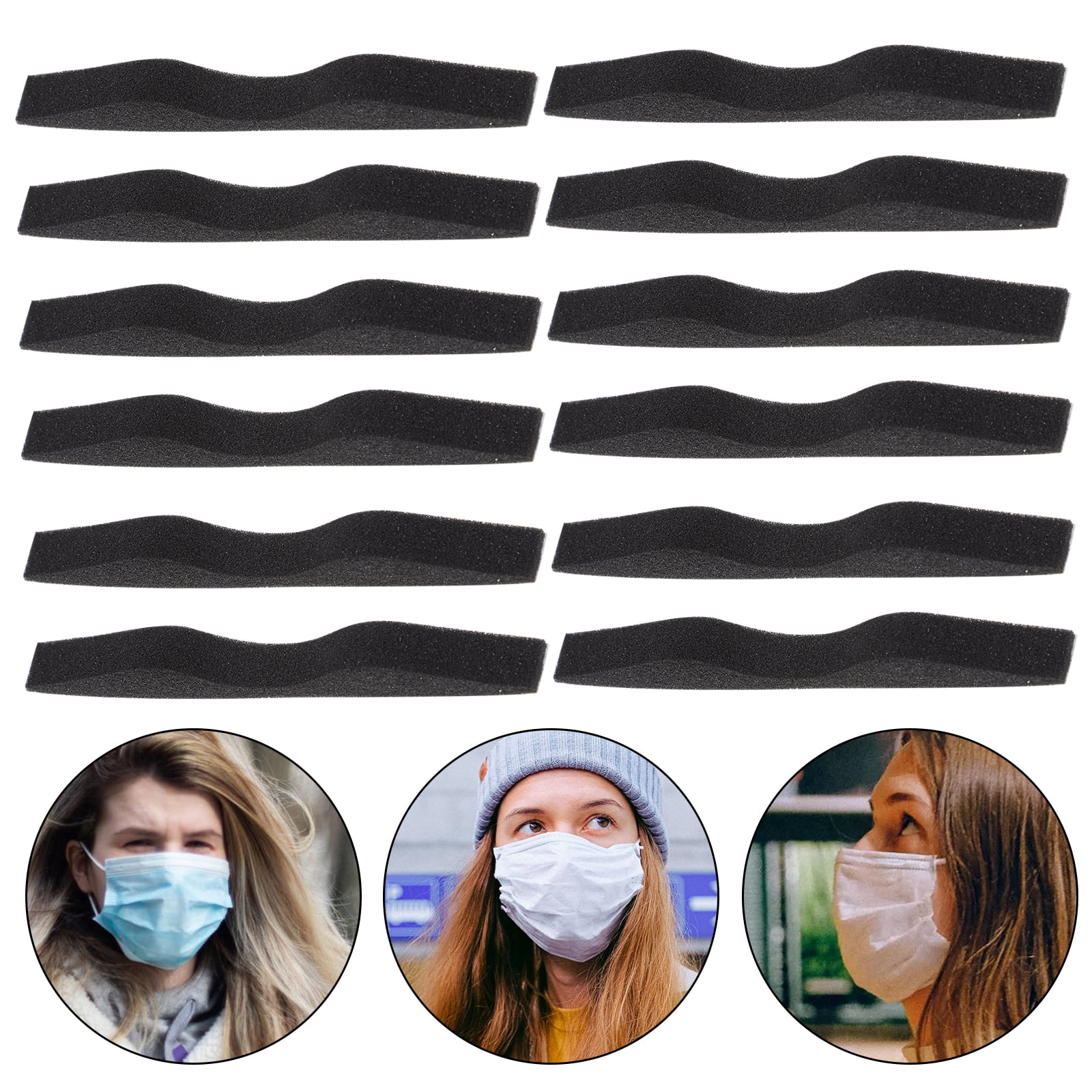 OUNONA 24pcs Nose Bridge Strips Mask Nose Protective Strip Face Mask ...