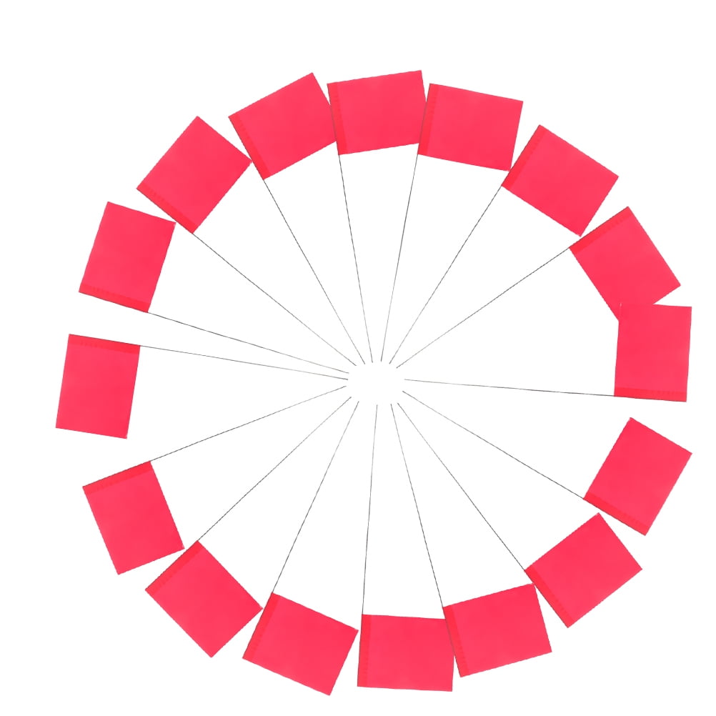 OUNONA 24pcs Stainless Steel Stake Marking Flags for Industrial ...