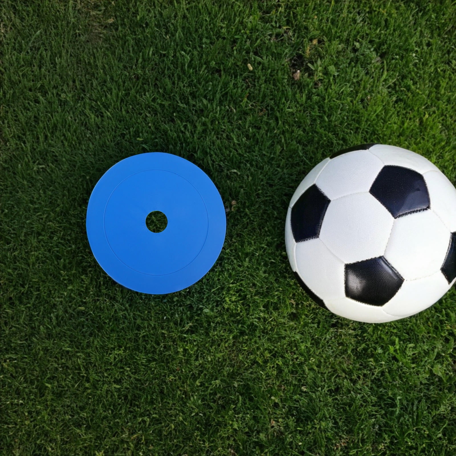 OUNONA 25 Pcs Flat Disc Markers Football Basketball Court Marking Kit ...