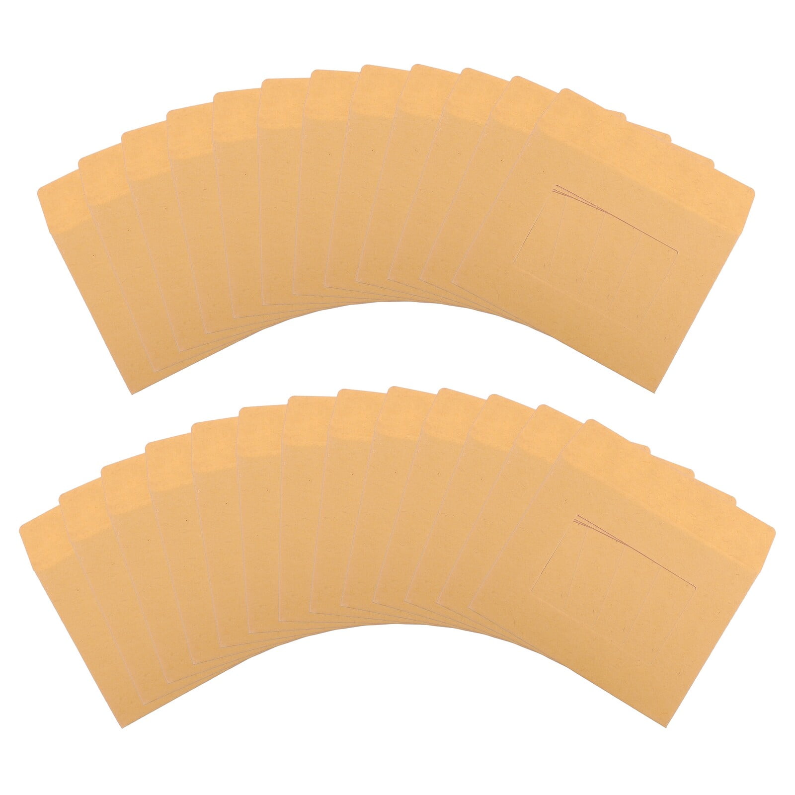 OUNONA 25 Pcs Paper Envelopes Kraft Self Seal Pouches Mailers Office ...