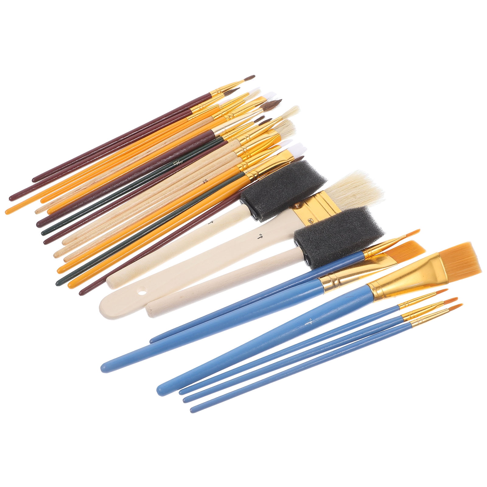 OUNONA 25 Pcs by Painting Brush Set Accessories Assortment - Walmart.com
