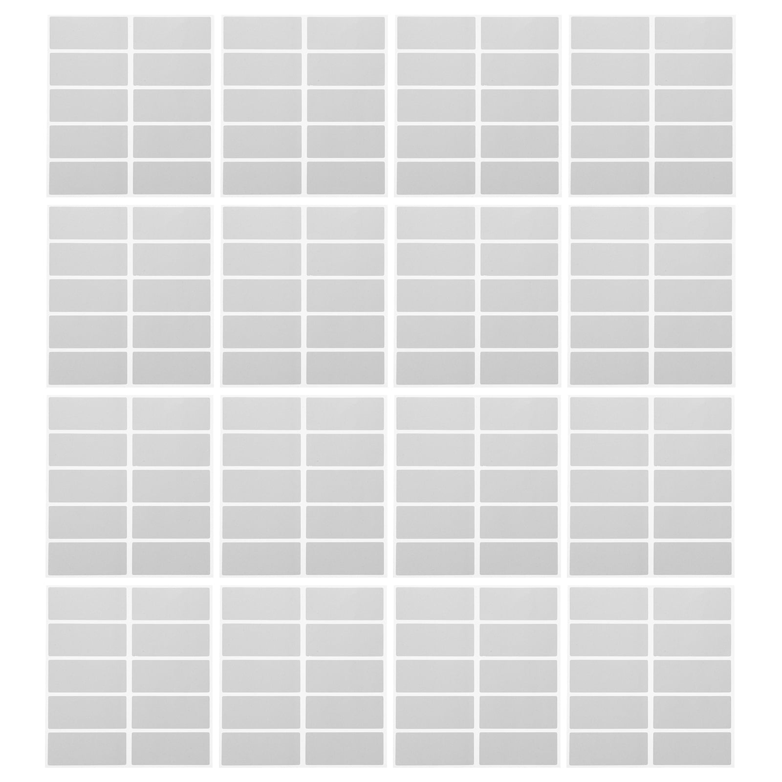 OUNONA 25 Sheets Reward Card Coating Labels Scratch Off Stickers ...