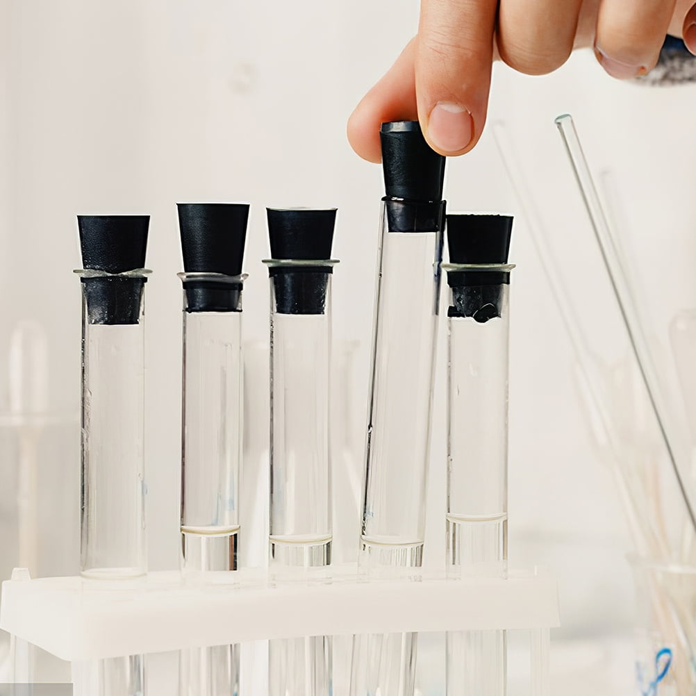 OUNONA 25pcs Test Tube Stoppers Solid Rubber Stoppers Sealing Plugs ...